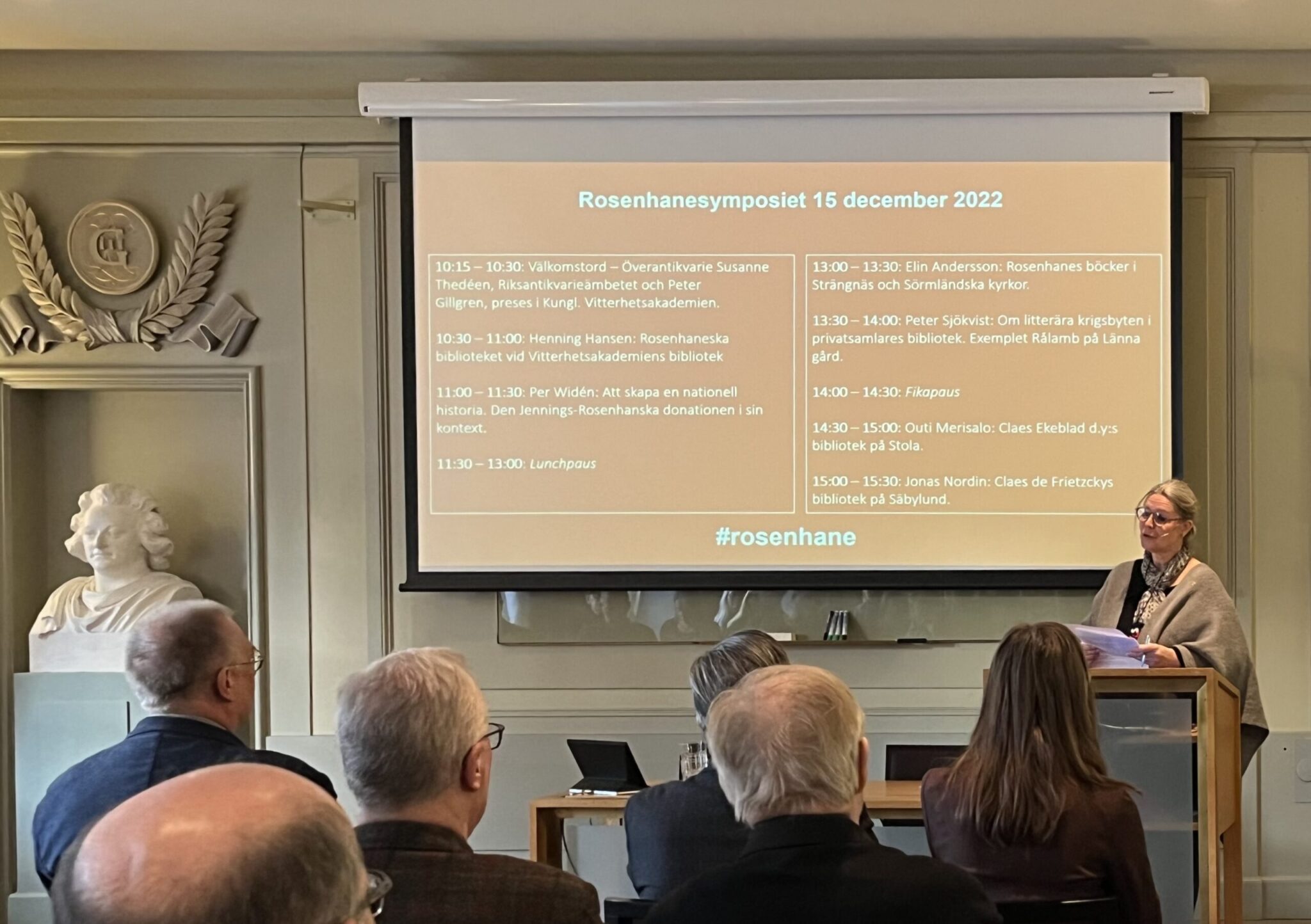 Rosenhanesamlingens 200-årsjubileum firades med forskningssymposium ...